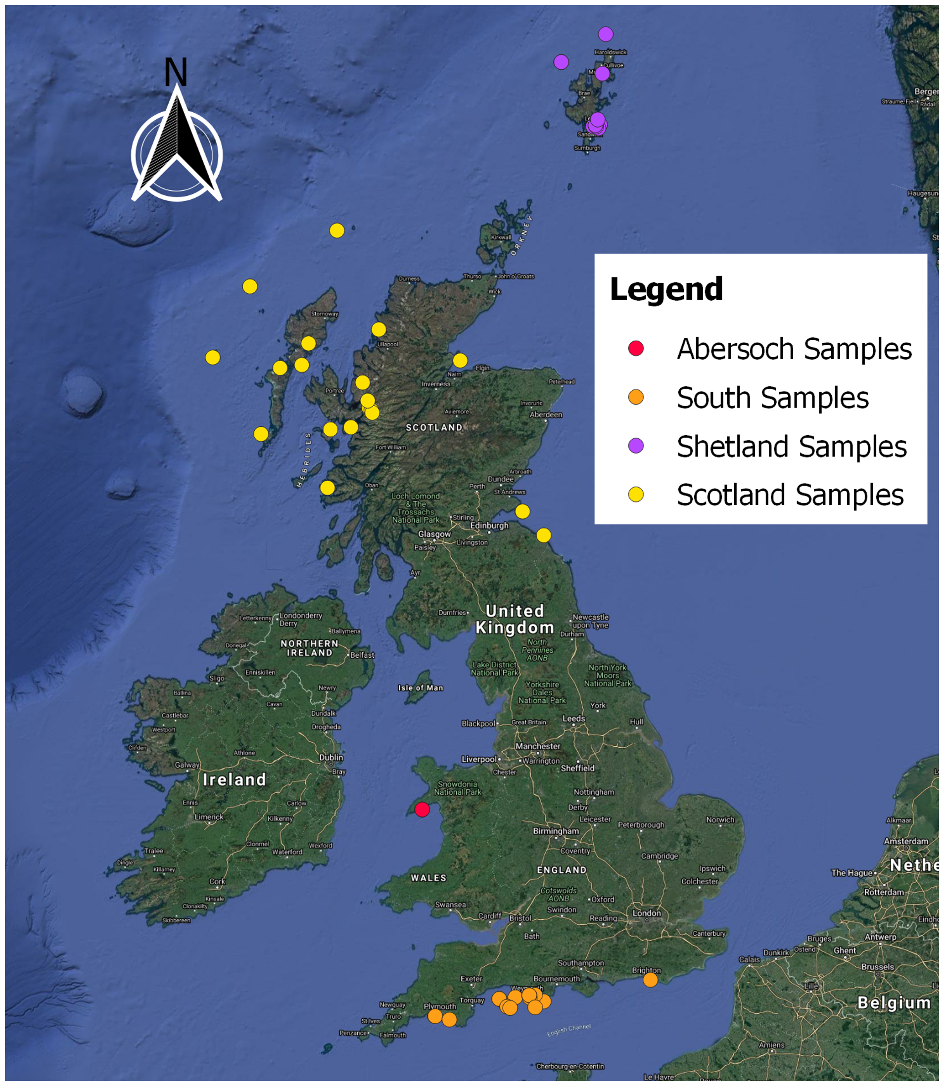 2022 – Marine Microplastics Survey – Project Baseline UK
